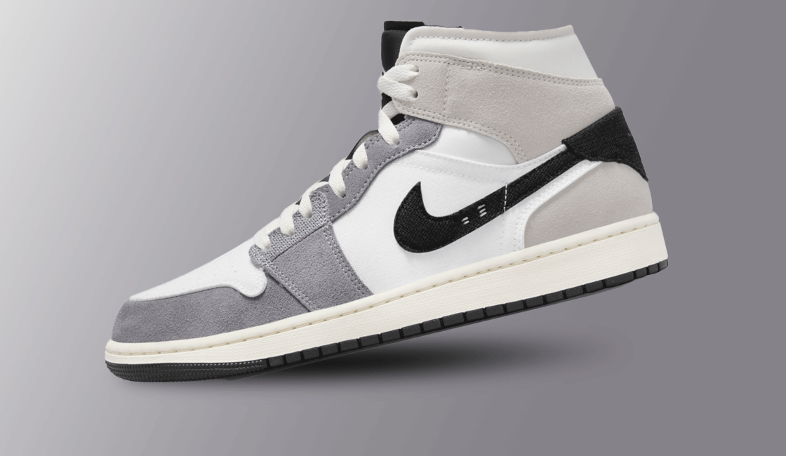 Nike Air Jordan 1 Mid Craft Cement Grey - Jetzt Online!| snkraddicted