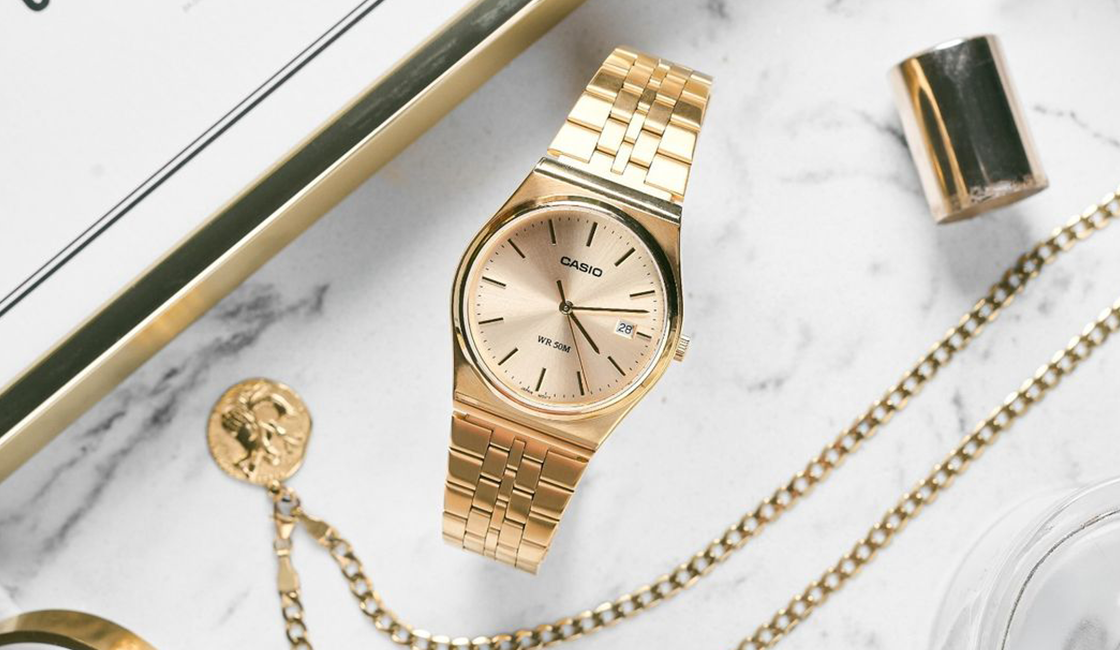 Casio MTP-B145 Gold Uhr – hier kaufen | snkraddicted