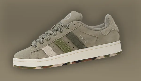 adidas Campus 00s Grey Pebble Focus Olive – IF1822 | snkraddicted