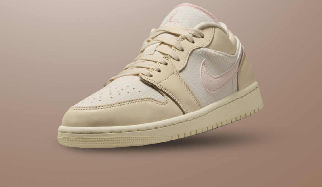 Nike Air Jordan 1 Low Linen Pink – FQ1925-100 | snkraddicted