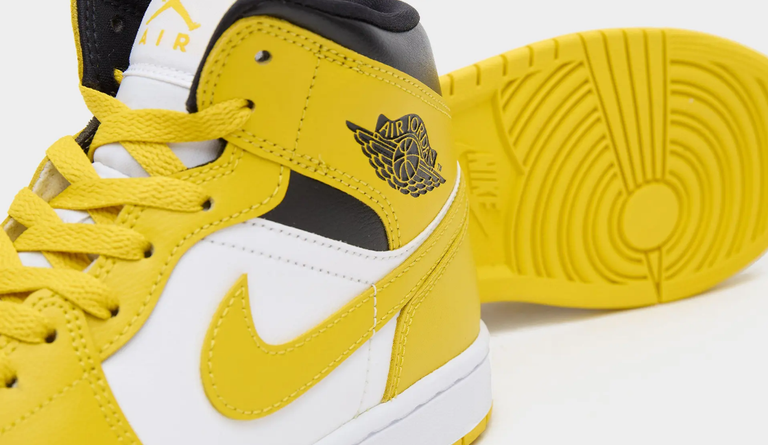 Nike Air Jordan 1 Mid Vivid Sulfur – BQ6472-170 | snkraddicted